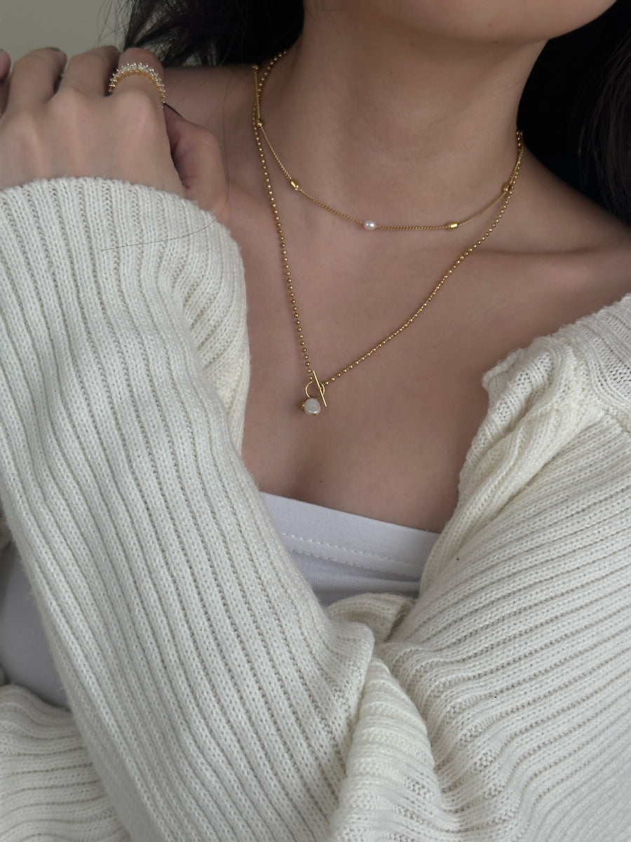 DIANA PEARL CHOKER NECKLACE – Machériestudio